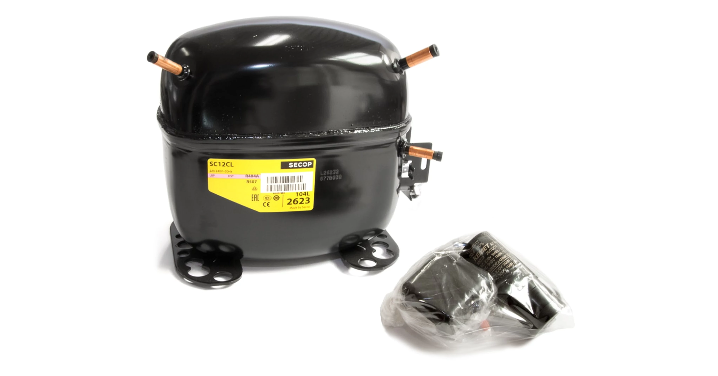 KOMPRESSZOR SECOP / DANFOSS SC12CL R404A 12,87CC LBP CMP401DF | CEKLIMA