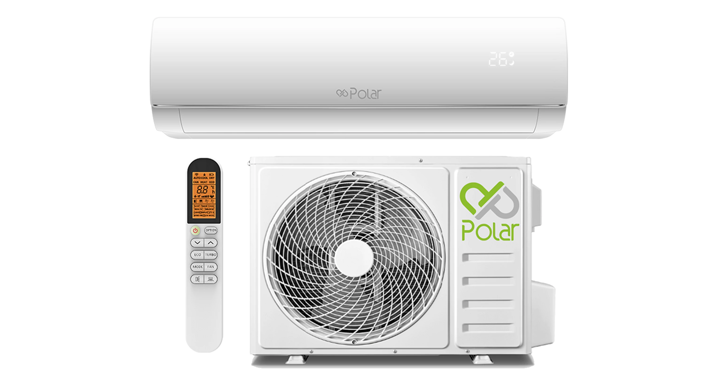 POLAR IDEAL (SIEH0035SDI / SO1H0035SDI) KLÍMA MONO OLDALFALI SZETT 3,5 KW | CEKLIMA